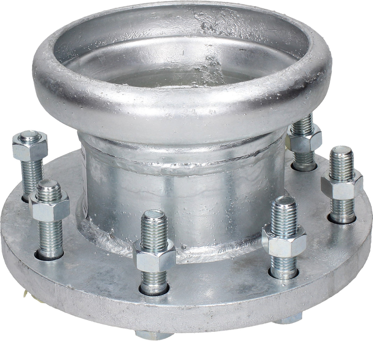 HK Flanschstutzen mit Becher S73 verzinkt — Röhren- und Pumpenwerk Bauer
