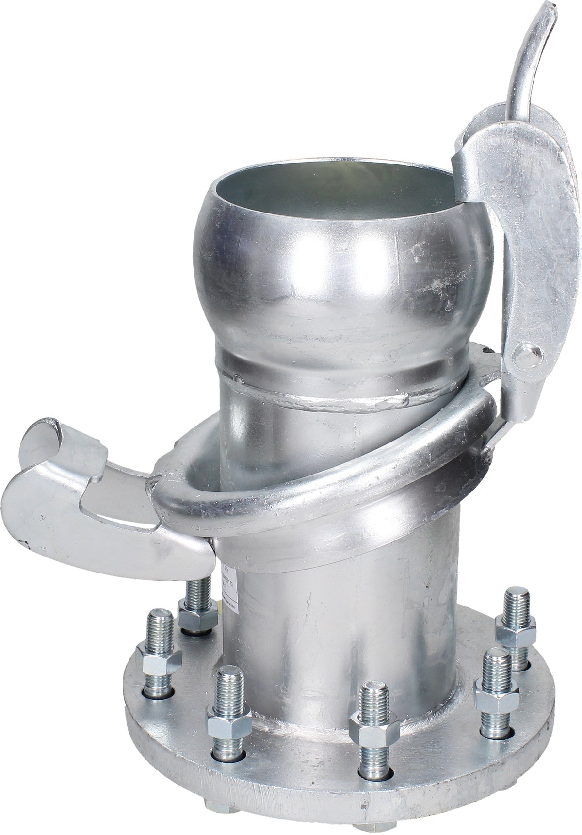 HK Flanschstutzen mit Kugel S70 verzinkt — Röhren- und Pumpenwerk Bauer